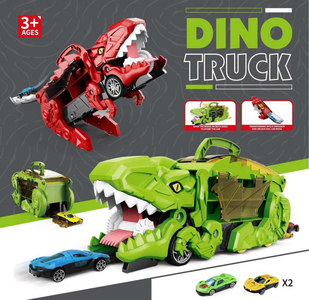 Dinosaur Swallowing Car Set – te-toys.com